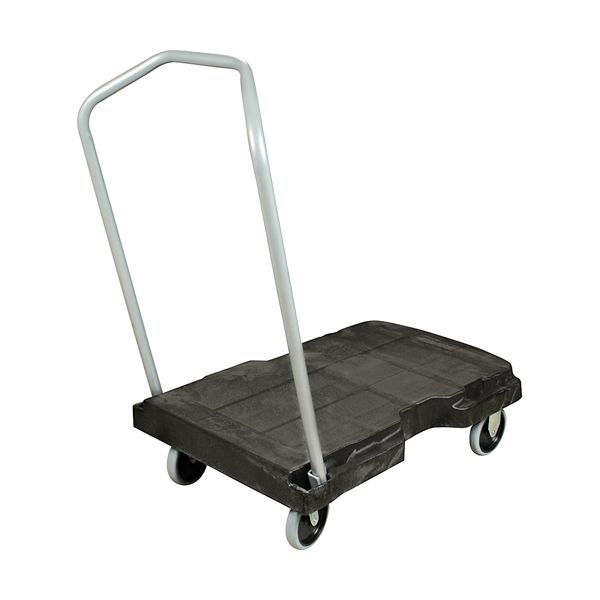 FG440100BLA Cart,Utility, Triple Trolley Fg440100bla Rubbermaid