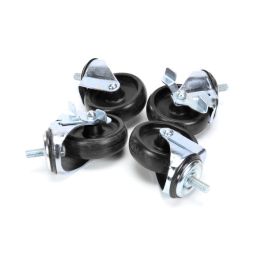 34325 Freezer Caster Kit 4" Silver King