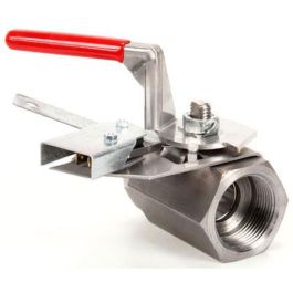 806-6373SP Gas Fryer Common Drain Valve Assembly 1.25" H50 Frymaster